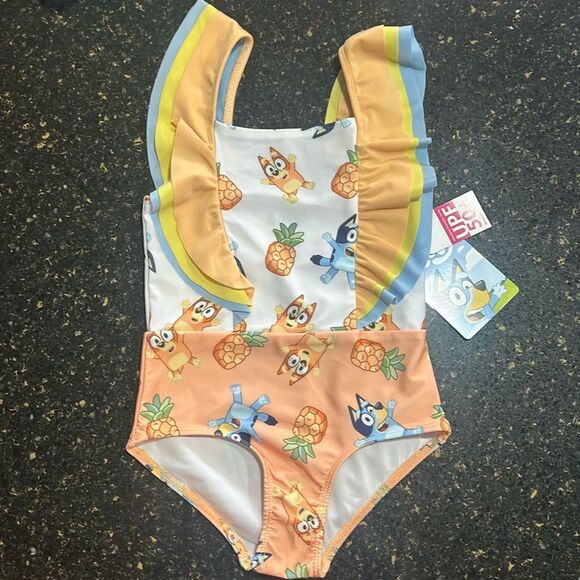 Bluey | Swim | Nwt Girlsbluey One Piece Swimsuit Size 5t | Poshmark